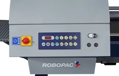 Shrink wrapping machines with manual or automatic sealing bar movement ...