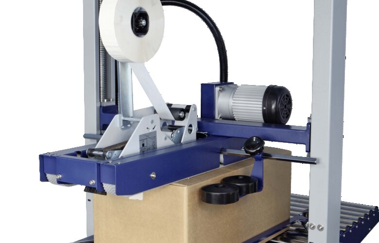 Semi-automatic taping machine with fixed format | Robopac