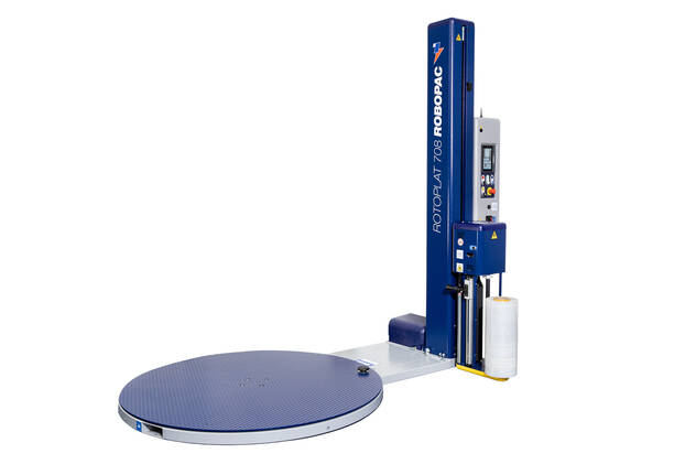 Self propelled robot for stretch wrapping | Robopac