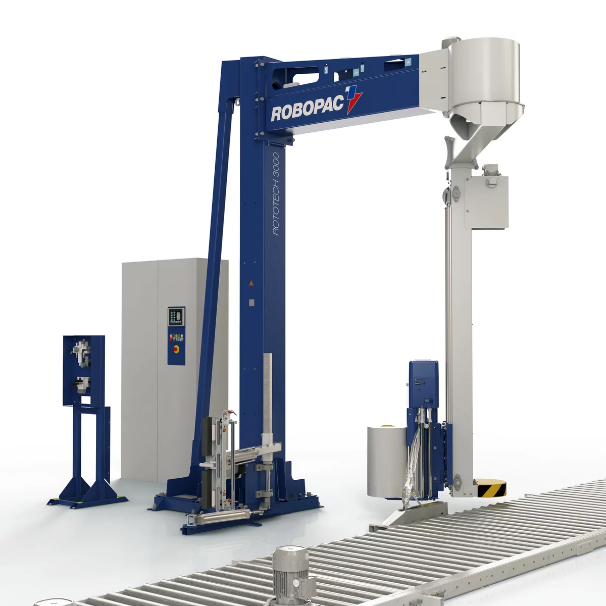 Rotating arm stretch wrapping machine | Robopac