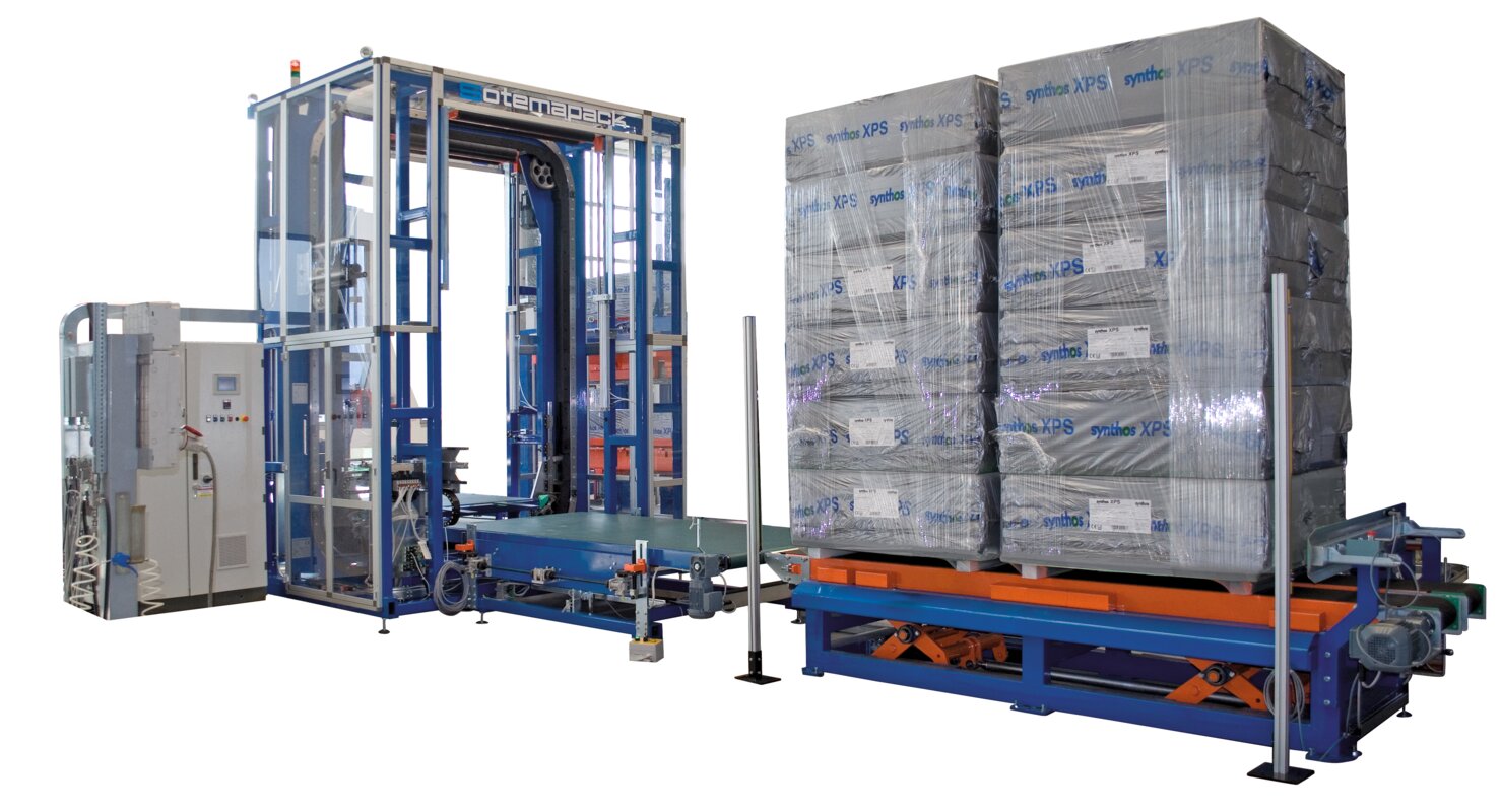 full-automatic orbital stretch wrapping machine to wrap smaller sized ...